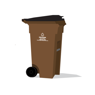 Mini Curby Cart | Granger Residential Trash Services